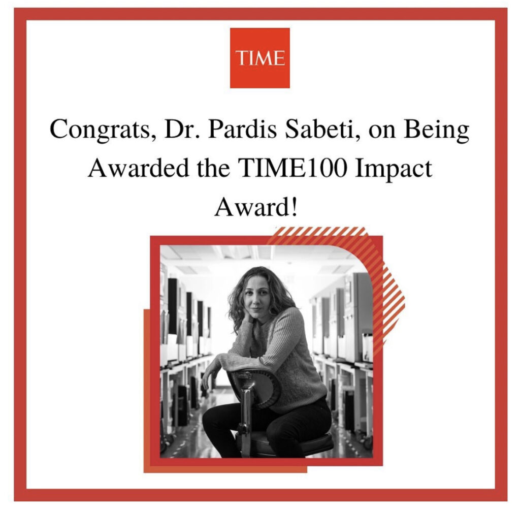 Pardis Sabeti recognized with TIME100 Impact Award - WARN-ID